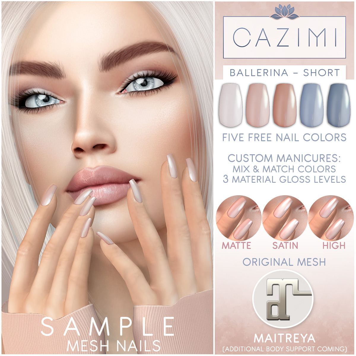 Free Mesh Nails! – CAZIMI