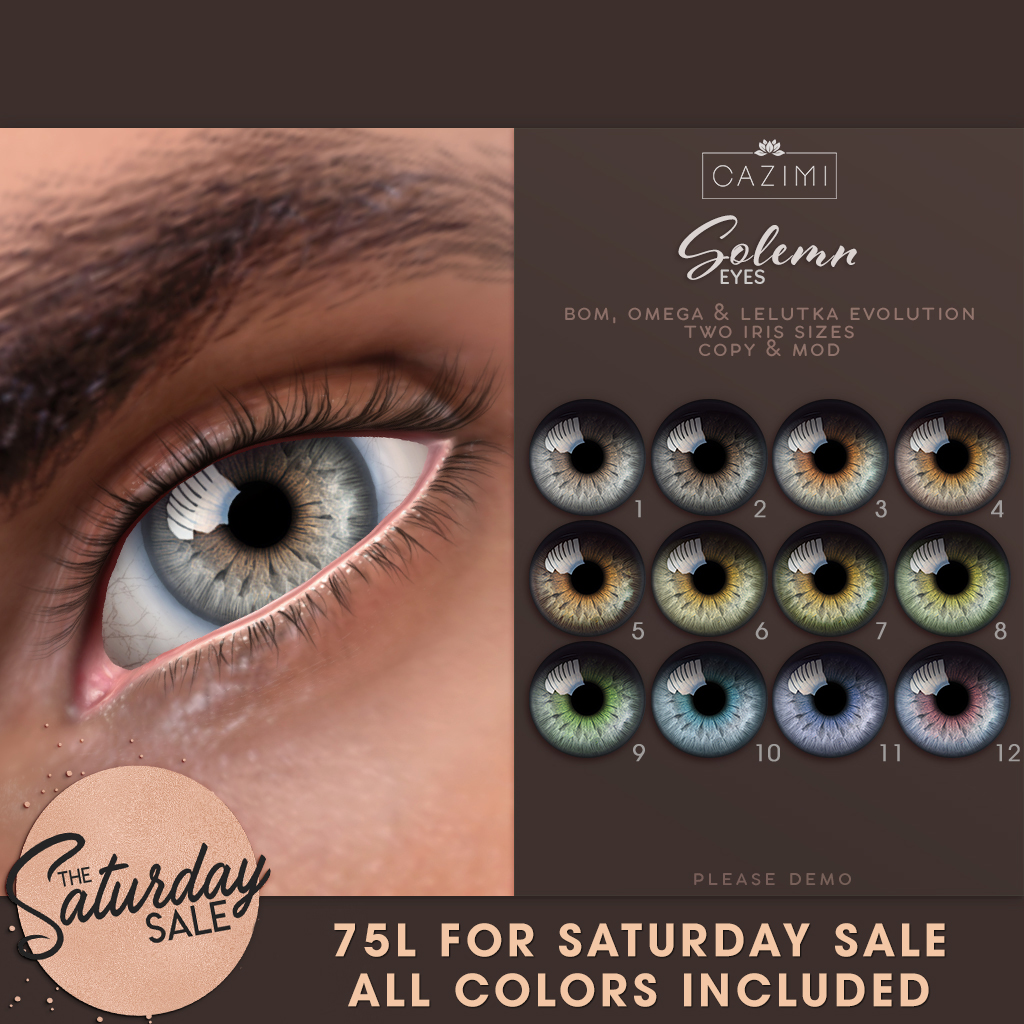 Solemn Eyes for Saturday Sale – CAZIMI